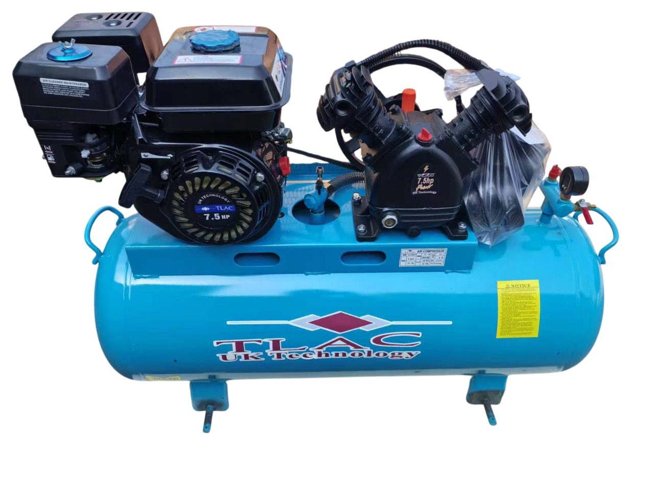 Petrol air compressor 50 litres Tlac – Vicktel Digital Tools